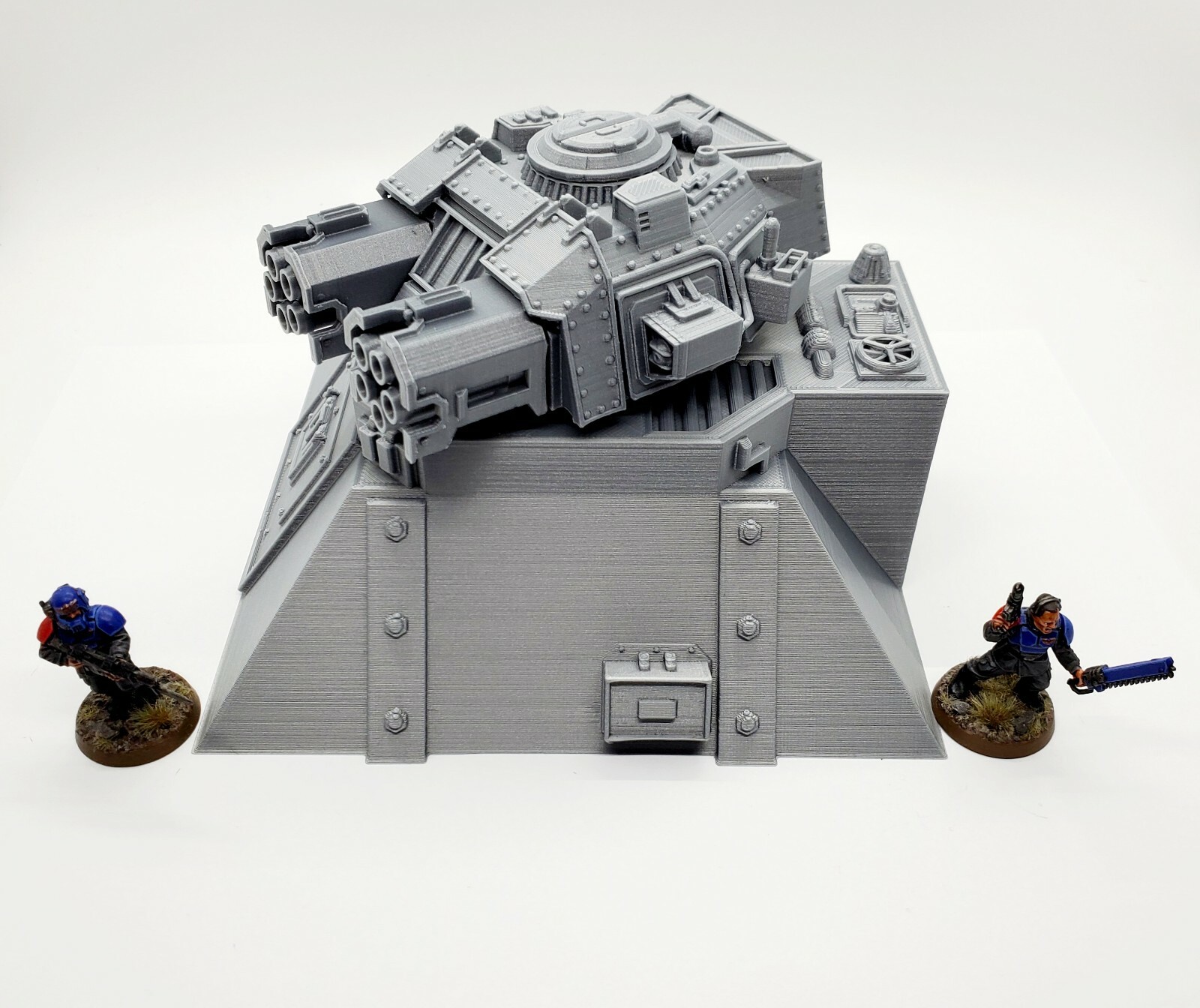 3d Printed SciFi Terrain XL Vulcan Gun Turret Perfect For Tabletop ...
