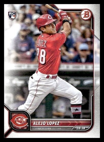 2022 Bowman #93RC Alejo Lopez Cincinnati Reds Baseball card | eBay