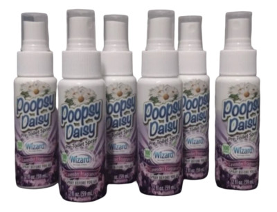 Lavender Pre Toilet Spray - Poopsy Daisy Wizard - Lot of 6 - 2 fl oz ...