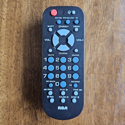 RCA RCR504BR 4 Device Universal Remote Control 44476083754| eBay