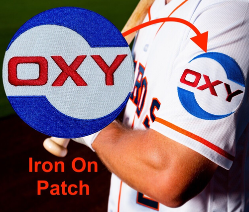 OXY PATCH Houston Astros Sleeve logo Patch Baseball Jersey Patch Altuve ...