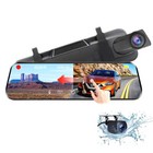 10 inch GPS Dual Lens Auto Dash Cam Rear View Mirror Backup Camera DVR ...