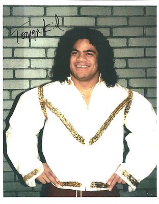 m761 The Tonga Kid signed Wrestling 8X10 w/COA | eBay