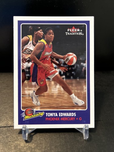 2001 Fleer Tradition WNBA Tonya Edwards Phoenix Mercury #100 | eBay