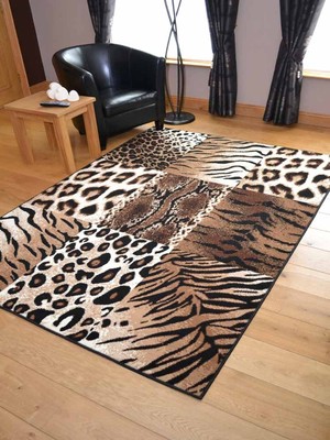 Animal Print Hall Runners Tiger Leopard Small Extra Large Long Carpet ...