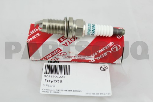 9091901221 Genuine Toyota PLUG, SPARK 90919-01221 | eBay