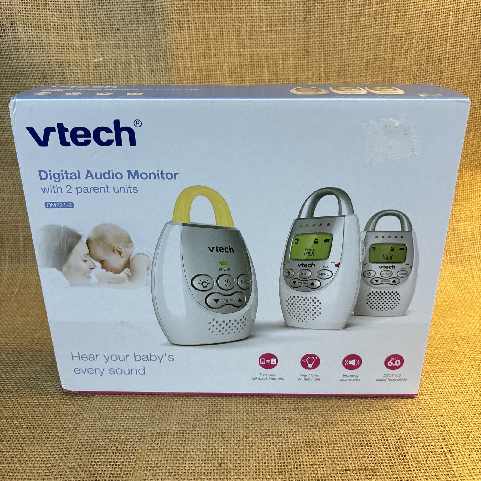 VTech DM221-2 Digital Audio Baby Monitor with Two Parent Units for sale ...