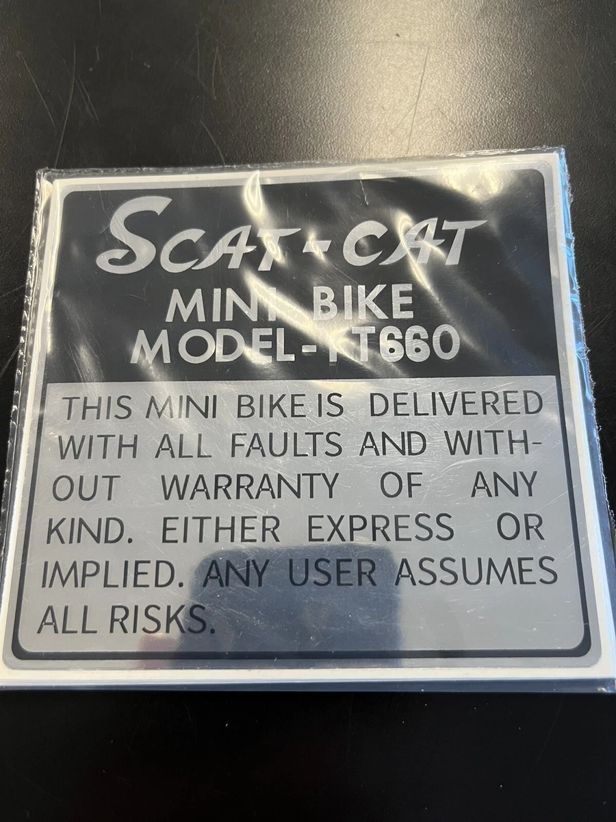 Vintage Scat Cat Mini Bikes