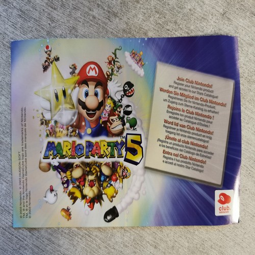 publicité feuille vip,club nintendo, mario party 5 nintendo gamecube , occasion | eBay