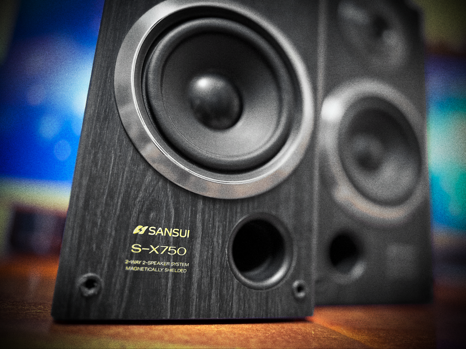 Sansui S-X750 🌈RaRe🌈 Collector's Vintage Stereo Bookshelf Speakers | eBay