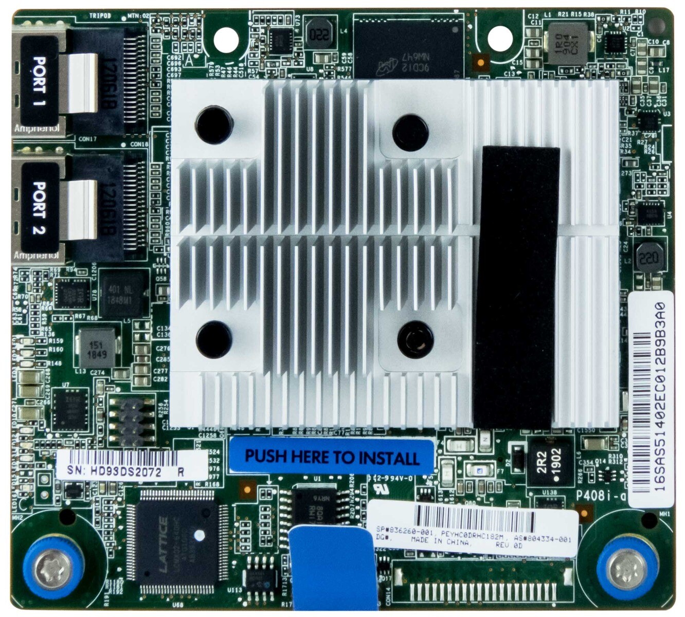 HP 836260-001 Smart Array P408i-A SR GEN10 SAS 12G 804334-001 ...