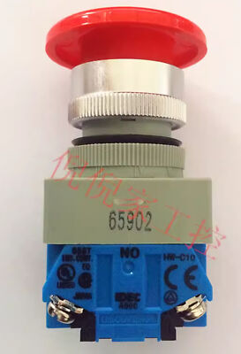 1pcs IDEC Mushroom Head Push Button Switch ABW410R 22mm 1NO | eBay