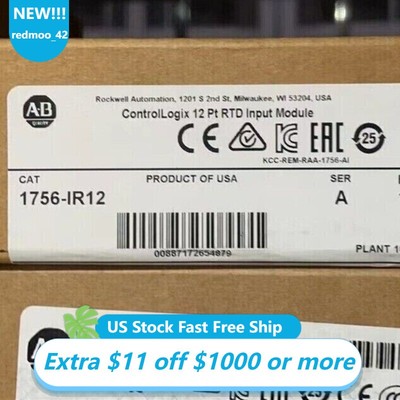 New Allen Bradley 1756-IR12 /A ControlLogix Non-Isolated RTD Input ...