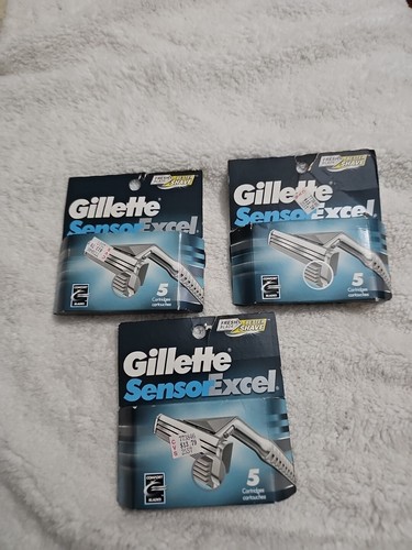 Gillette Sensor Excel Razor Blades - 15 Cartridges | eBay