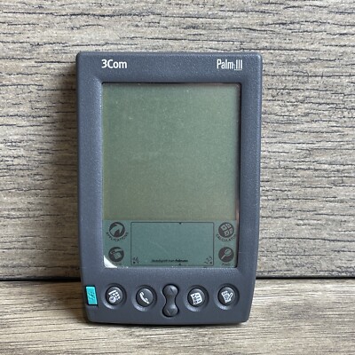 Vintage Palm Pilot III by 3Com PDA ⚠️NO Flip Cover NO Battery Cover⚠️ ...