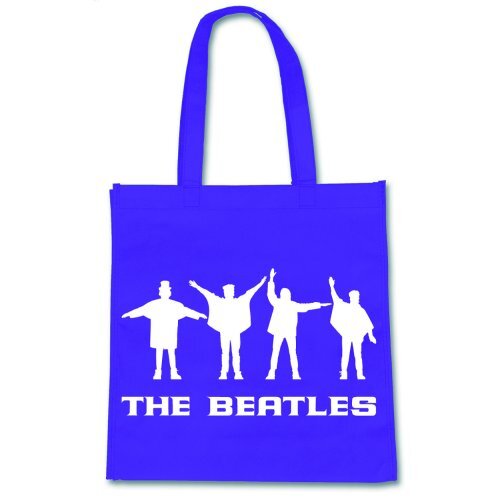 Purple Colour The Beatles Help! Semaphore Tote Shopping Bag Eco ...