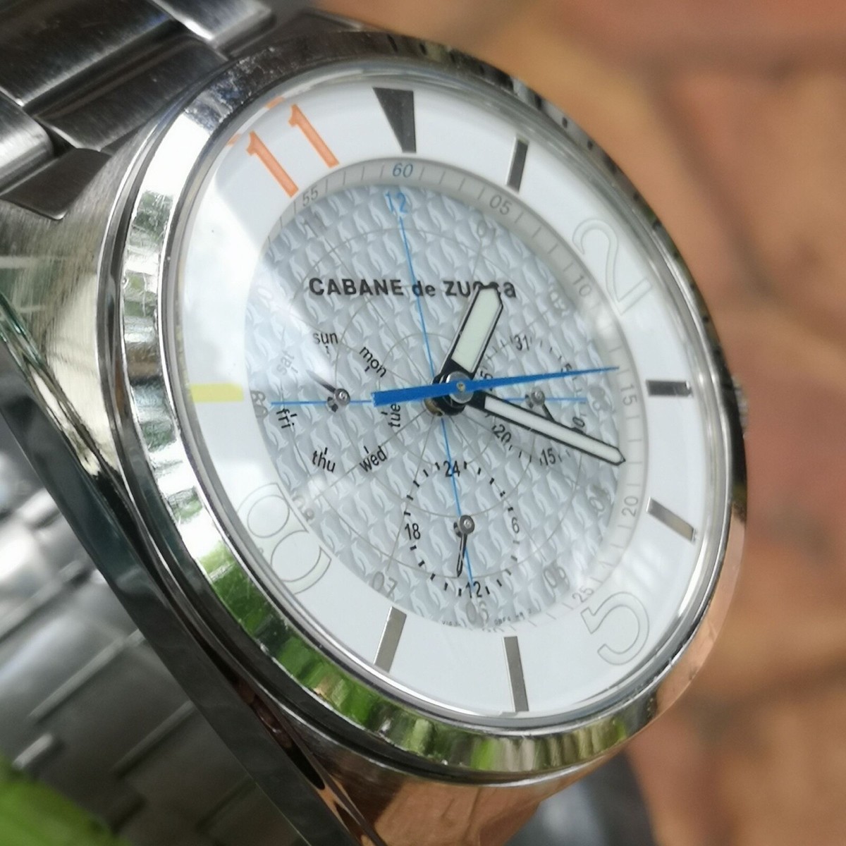 Nice CABANE de ZUCCA men's Quartz WATCH V14J-0AY0 | eBay Nice CABANE de ZUCCA men's Quartz WATCH V14J-0AY0 | eBay