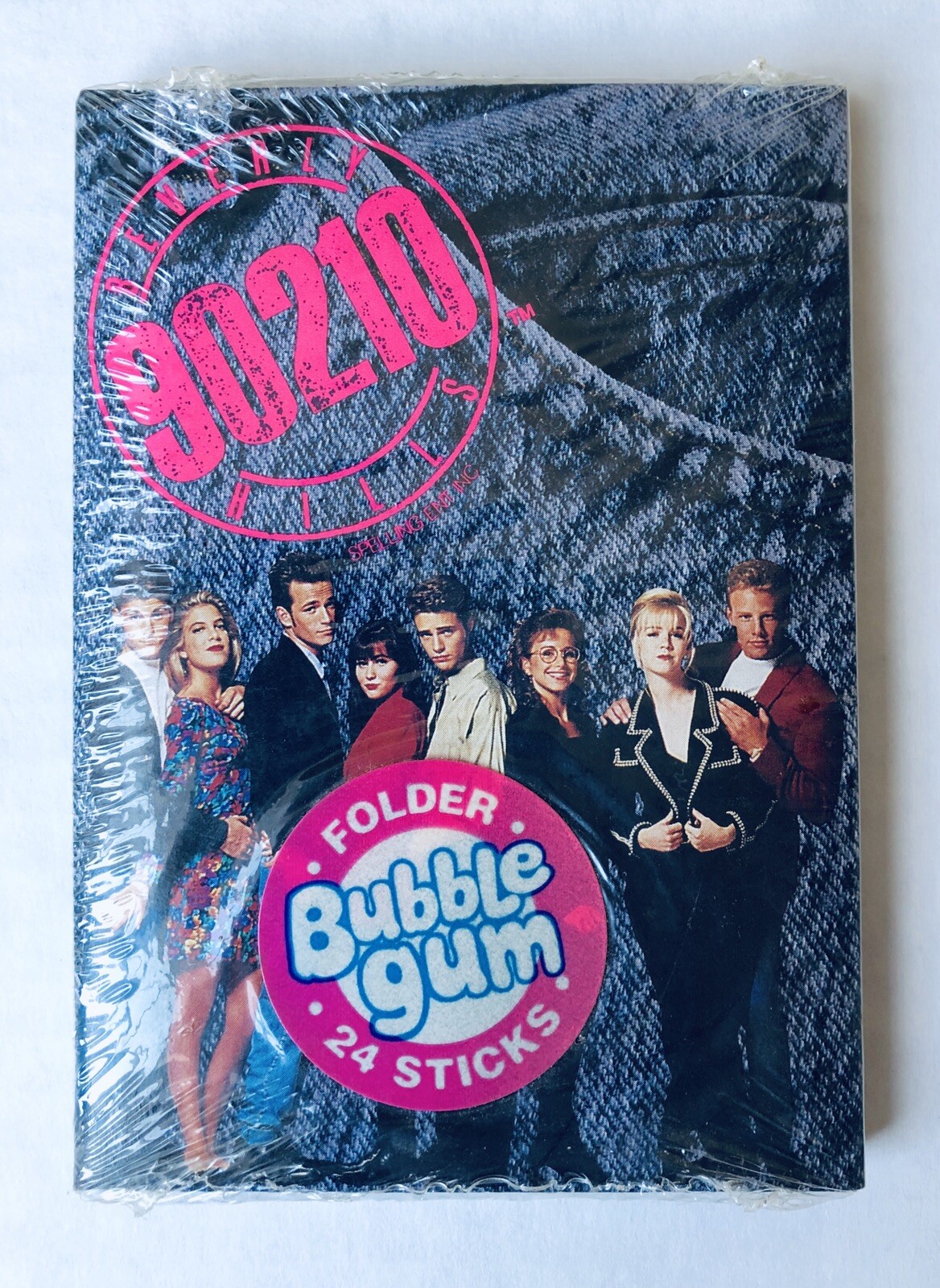 Vintage 1991 Amurol 90210 Bubble Folder LUKE PERRY Gum 5” candy ...