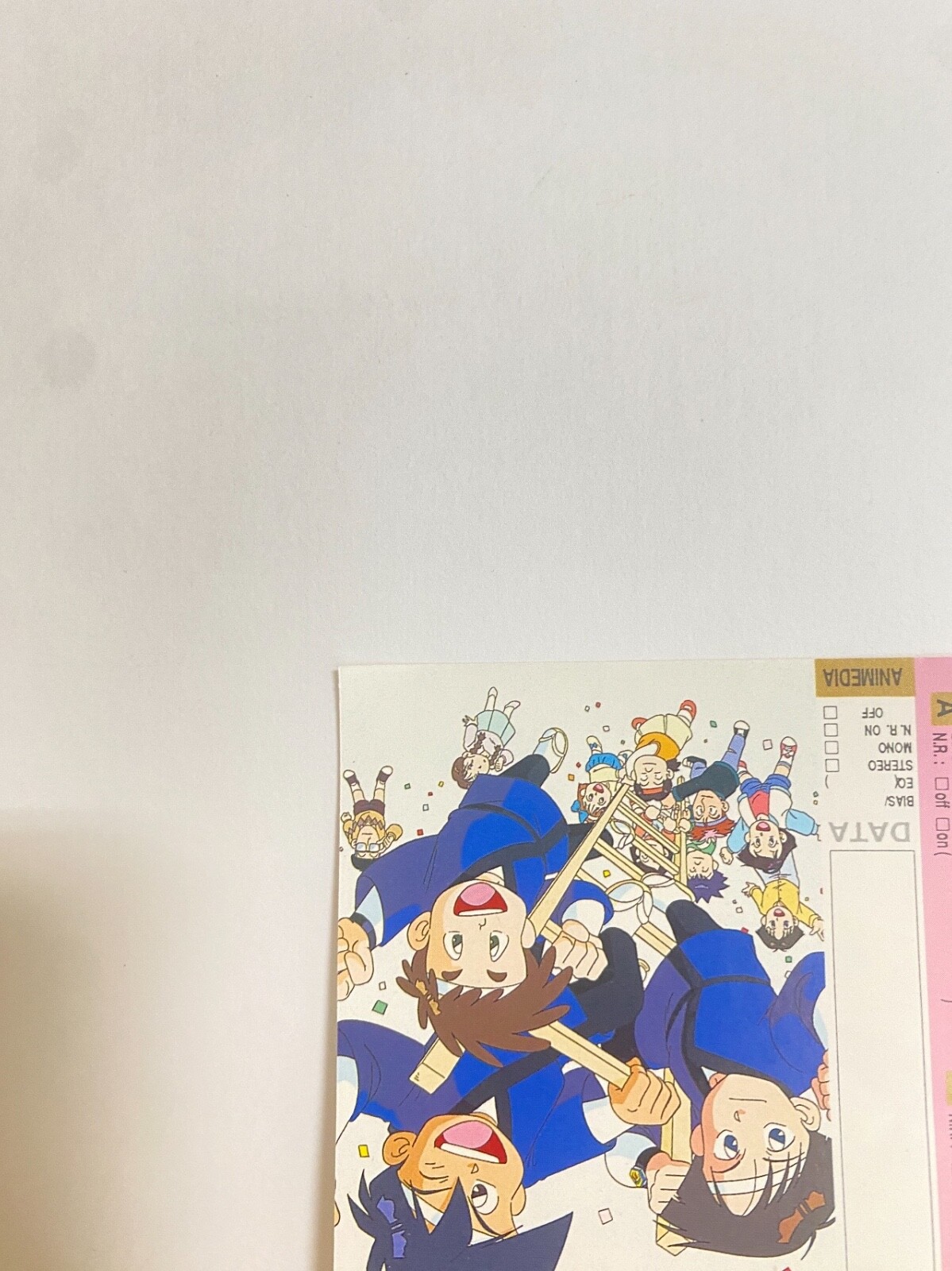 MATCHLESS RAIJIN-OH Cassette Tape Index Card Animedia Edo Era ...