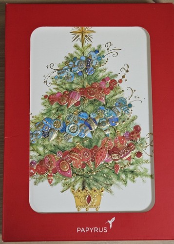 12 COUNT Papyrus Christmas Cards Boxed with Envelopes, Peace and ...