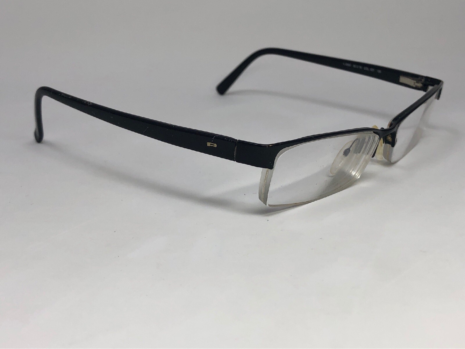 POLICE V2906 COL.531 Eyeglasses Frame Italy Half Rimless 55-15-135 ...