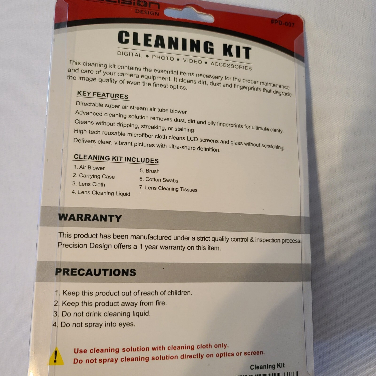Precision Cleaning Kit Digital, Photo And Video | eBay