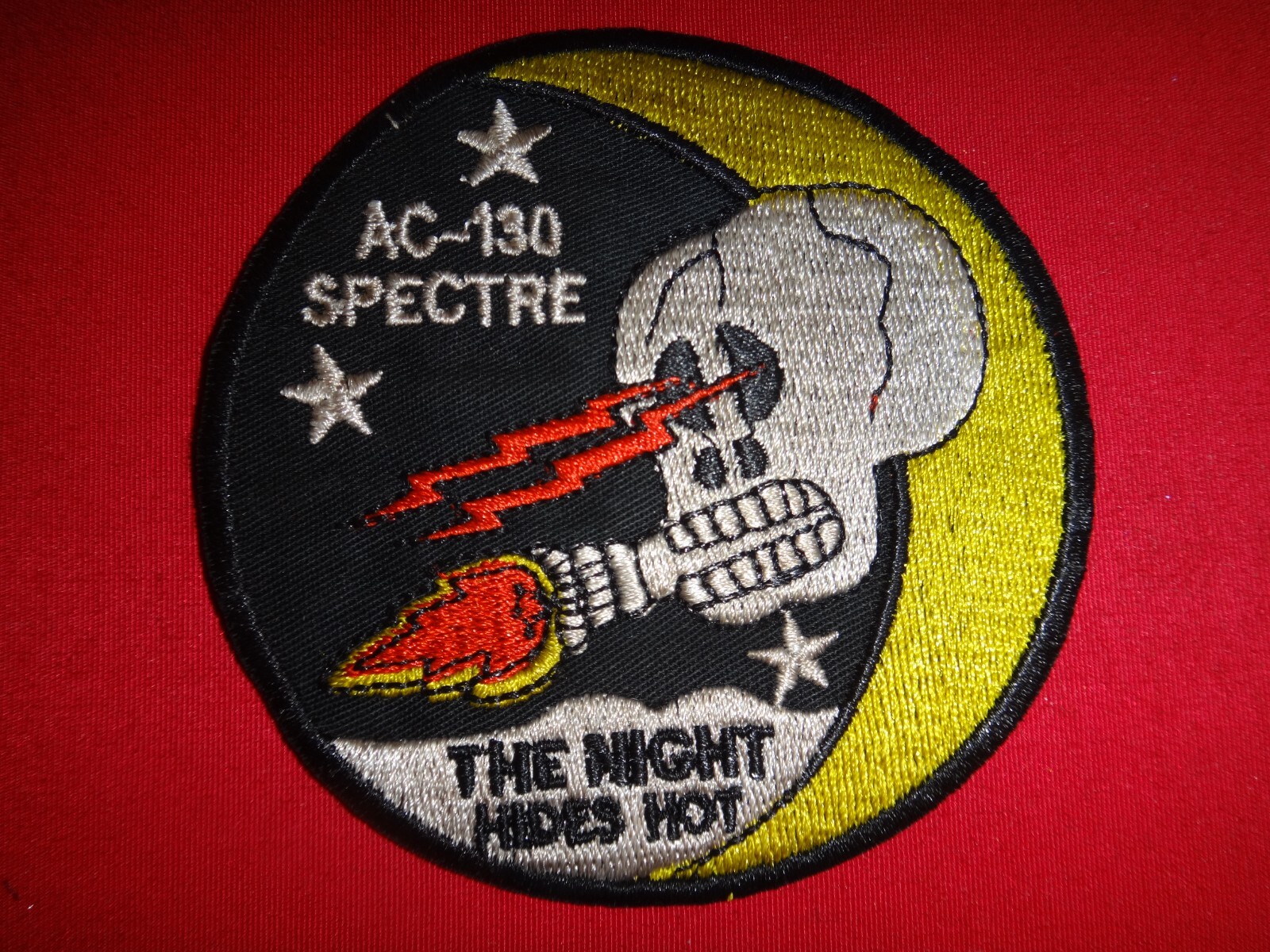 Vietnam War Patch US Air Force AC-130 SPECTRE "The Night Hides Not ...