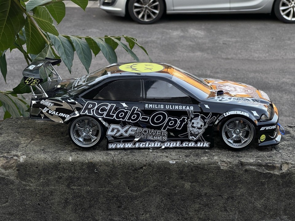 RC Body Car Drift Touring 1:10 Weld x HPI JZX100 Mark2 Drift Painted ...