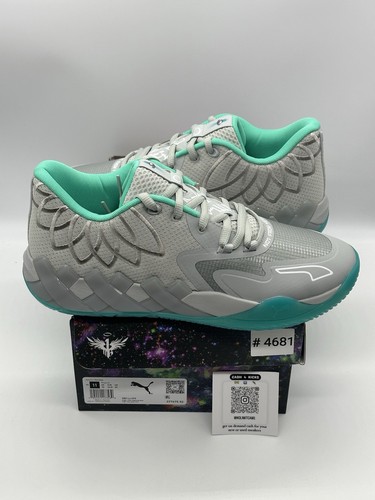 Size 11 - Puma x Melo MB.01 Lo UFO Aqua Green LaMelo Ball | eBay