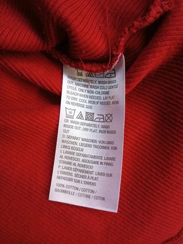 Quacker Factory 2x Red Ribbed Knit Sequin Tunic Top 30" Length Plus 22/ ...