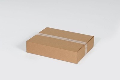 25 Pack 24x16x4" Flat Corrugated Shipping Boxes ECT-32 Kraft Packing ...