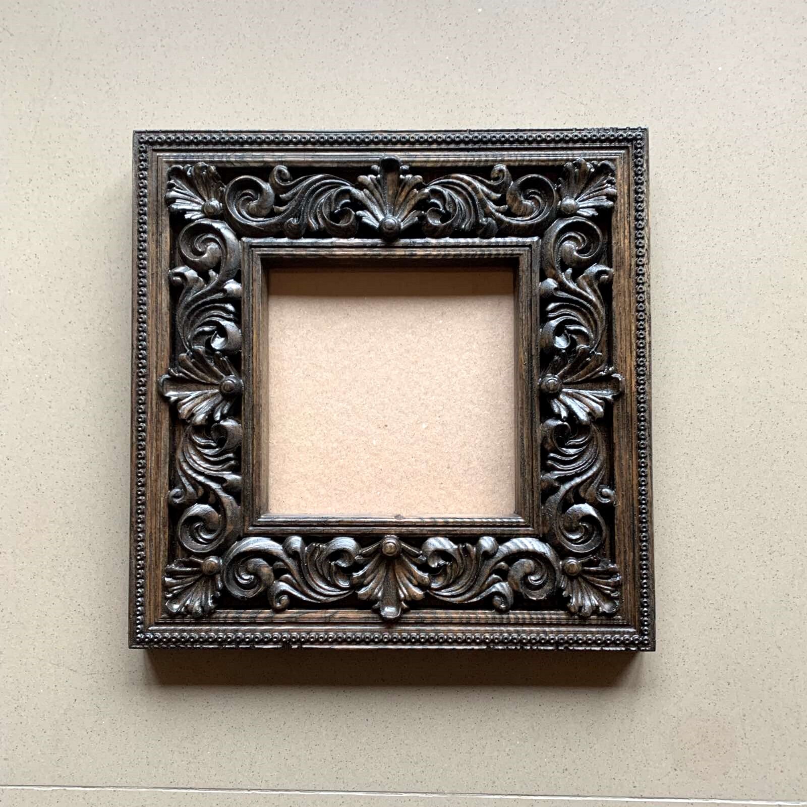 Decorative square photo frame Wall Hanging Ornate picture frames ...