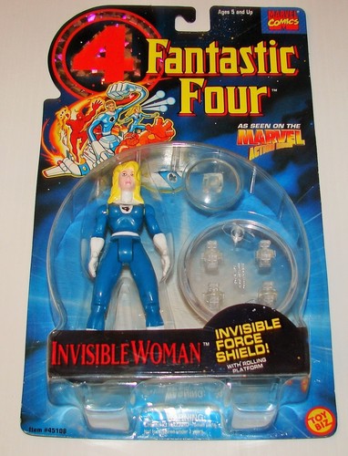 Invisible Woman Painted Fantastic Four Figure Marvel Comics Toy Biz ...