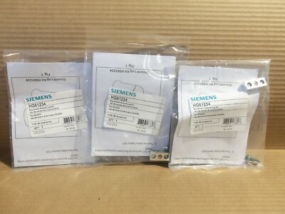 LOT OF 3 NEW SIEMENS HG61234 EQUIPMENT GROUND LUG KIT FOR 30-200 AMP ...