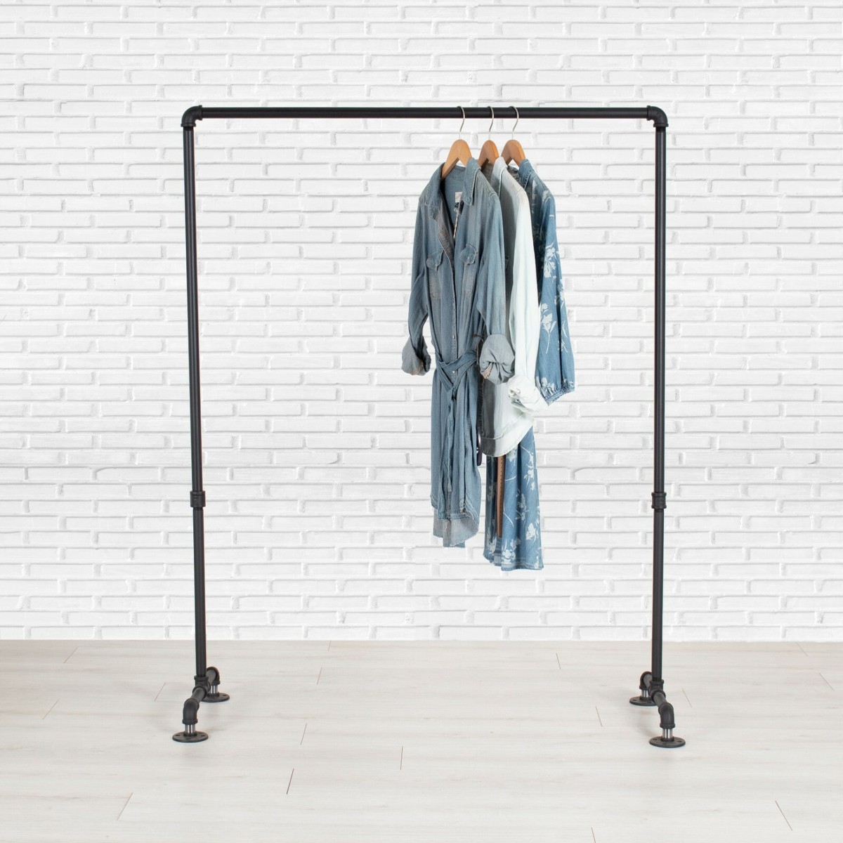 Clothing Rack Made From Pipes Industrial Pipe Clothing Rack Heavy Duty