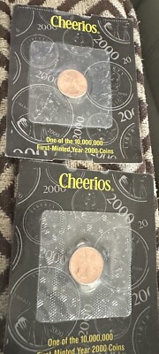 Cheerios One of the 10,000,000 First Minted Year 2000 Coins ...