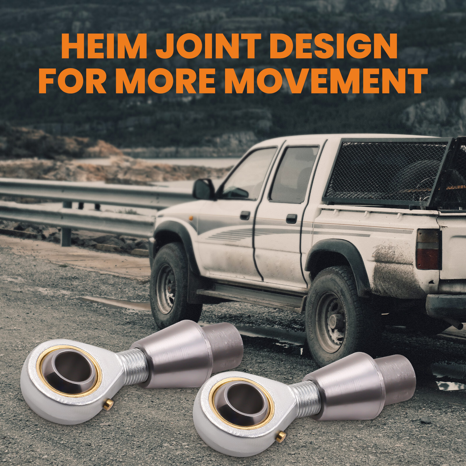 Universal Weld on Parallel 4 Link 24" Bars Axle Fame Mounts Rear ...