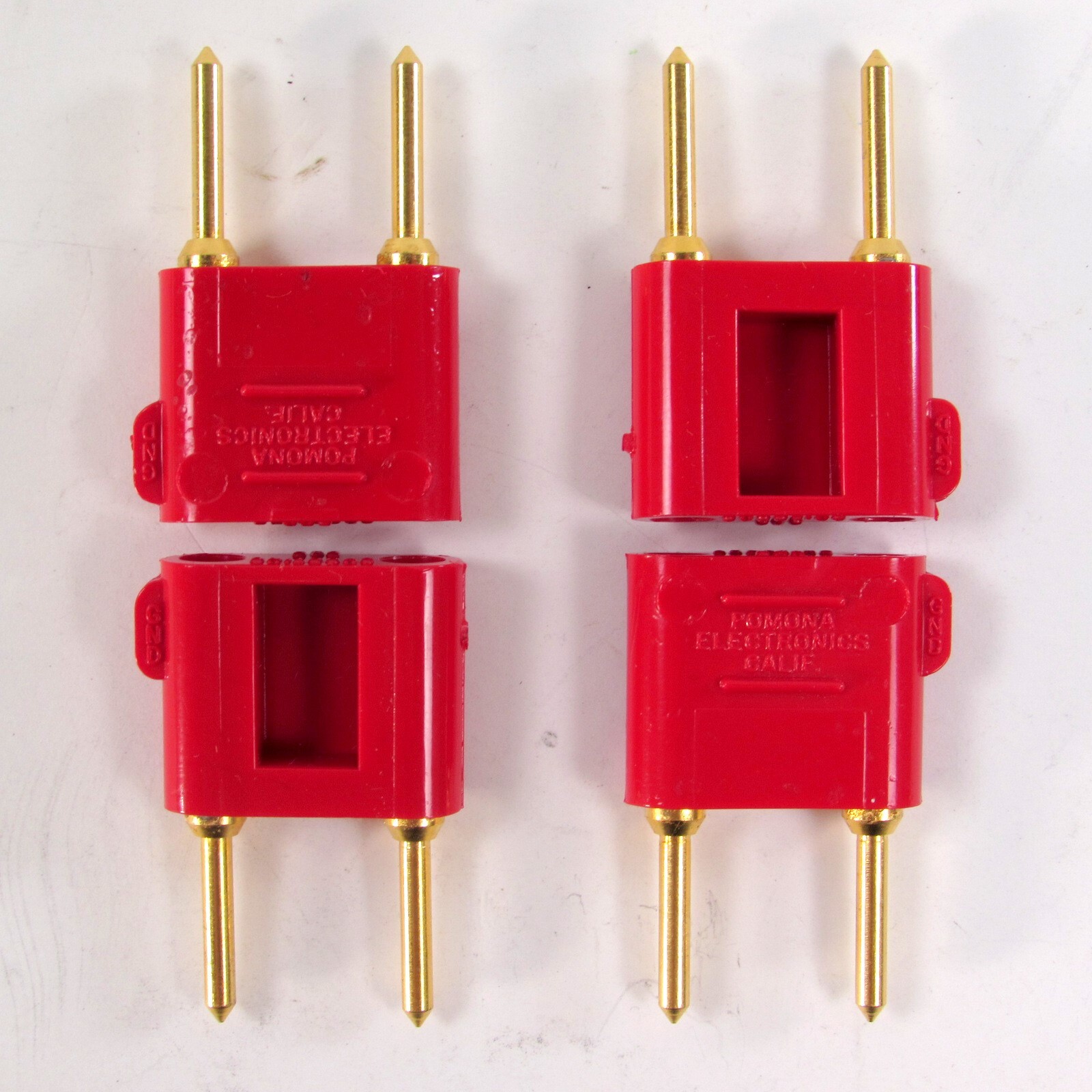 LOT of 4 Pomona 3452-2 Pin Tip Plug Shorting Bar Jumper Jack .080 | eBay