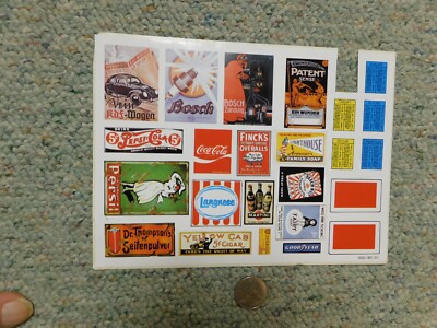 Pola LGB G Scale decals / stickers Pepsi cola Martini Langnese Coca ...