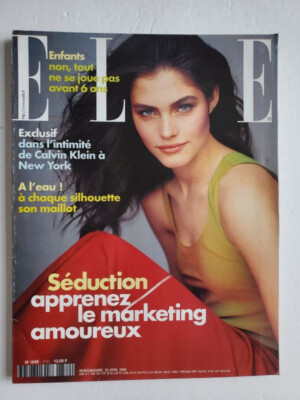 1999 French ELLE magazine LONNEKE ENGEL Calvin Klein Oprah Winfrey ...
