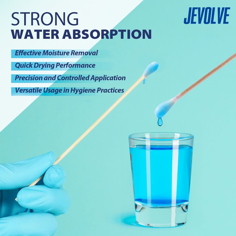 Cotton Swabs Bamboo Wooden Handles Cotton Tipped Applicator 3" & 6" | eBay