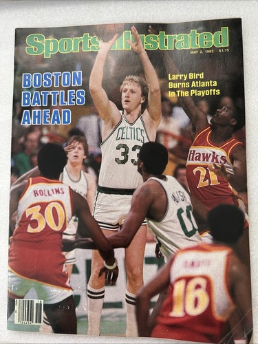 SPORTS ILLUSTRATED 5/2/83 Larry Bird, Islanders Bob Bourne, Edwin ...