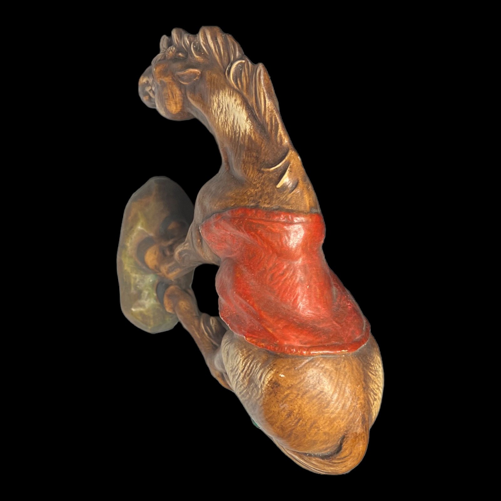 Native American Western Indian Horse Bowing Statue Figurine Collectible ...