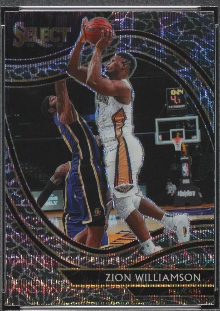 2020-21 Panini Select - Courtside Zion Williamson #213 Elephant Prizm ...
