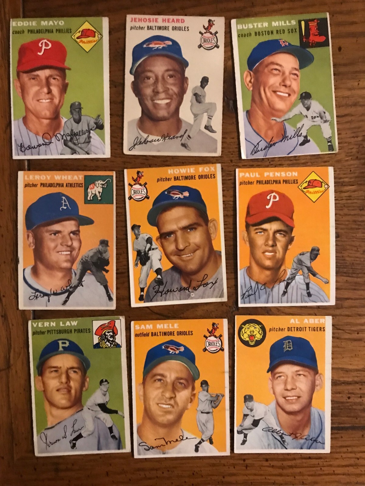 Paul Penson 1954 Topps Baseball Card (2258) | eBay