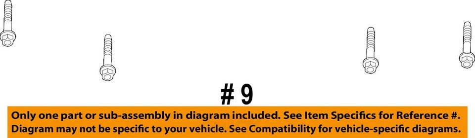 GM OEM Front Suspension-Susp Crossmember Bolt 11547634 | eBay