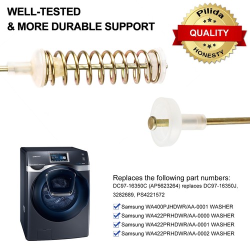 DC97-05280W (4 PCs) Washer Suspension Rod/Damper Rod Assembly for ...