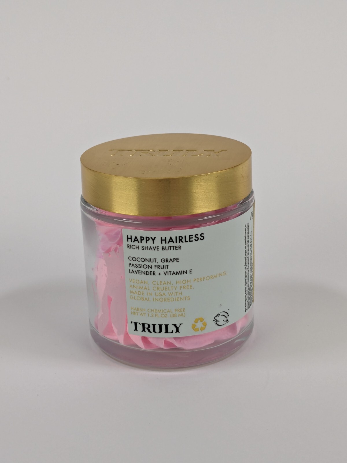 Truly Beauty Happy Hairless Shave Butter - Natural Shaving Cream for ...