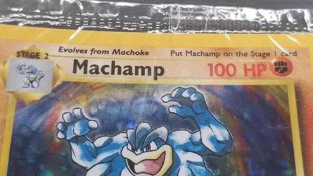 MACHAMP POKEMON Card FACTORY SEALED 1st Edition 1999 Mint Condition ...