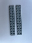 LEGO Lot of 2 Light Bluish Gray 2x12 Flat Building Plate Pieces new | eBay